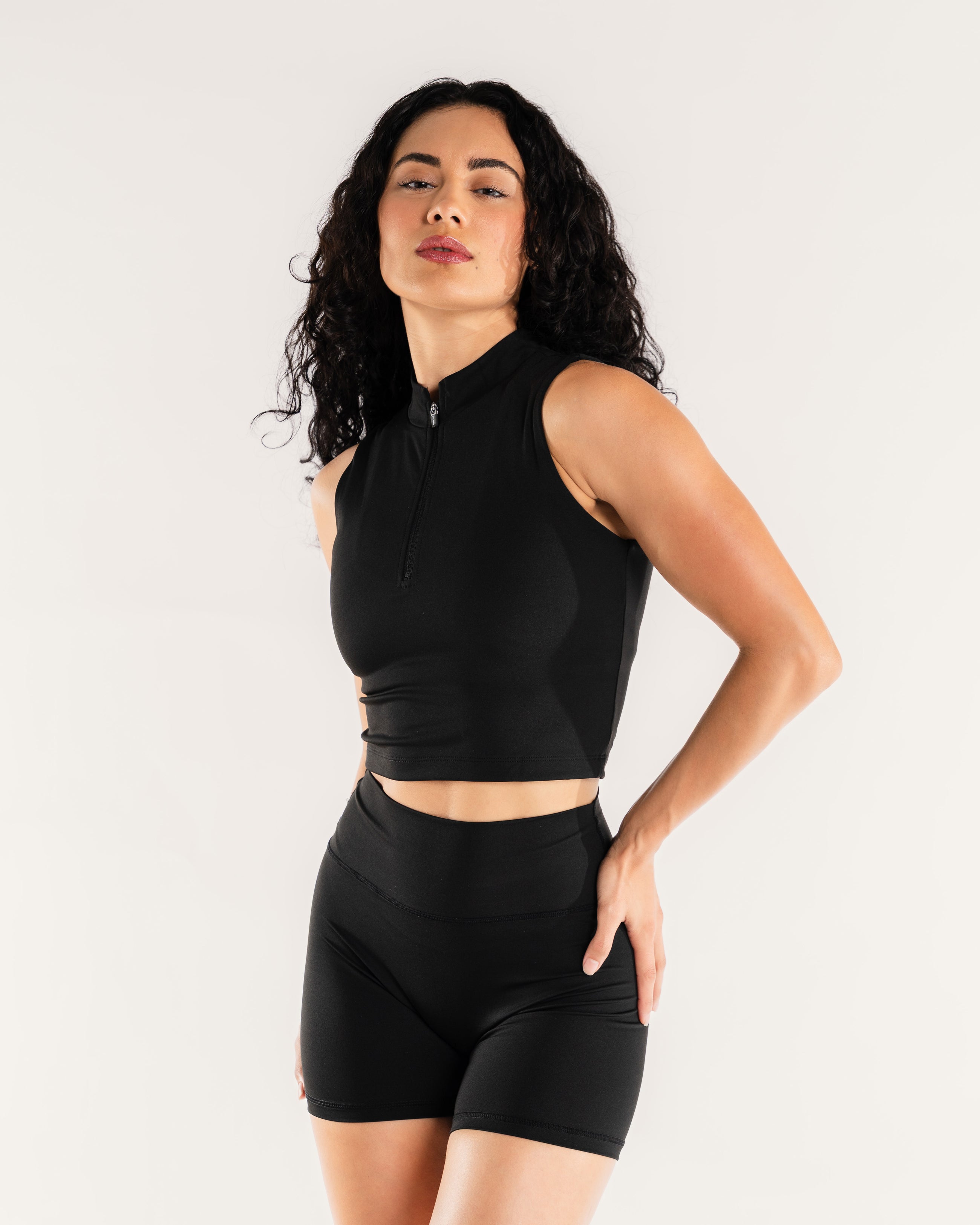 Zip Up Crop | EMANH Athletics